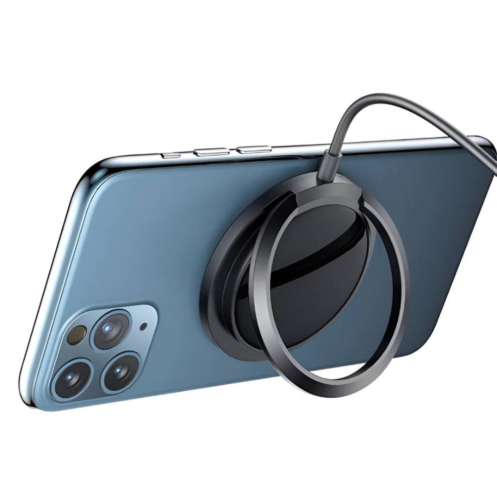 Soka 15W MagSafe Wireless Charger with Ring Stand – Black – MobileSkin