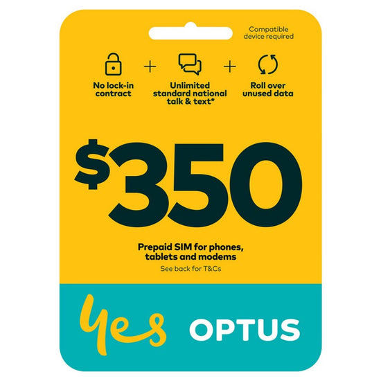 Optus $350 Prepaid Sim Card – MobileSkin
